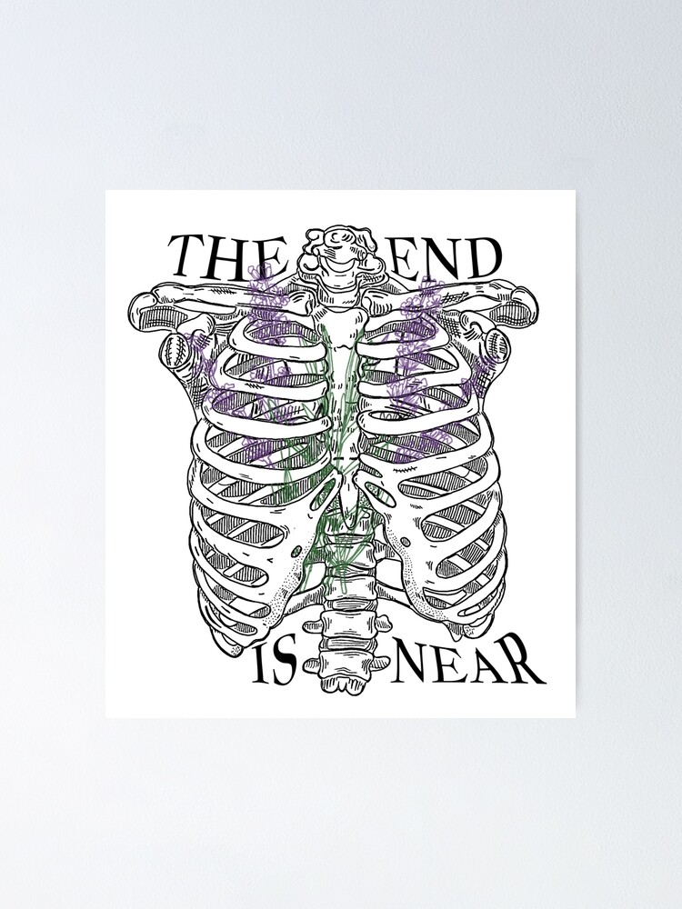 "the end is near phoebe bridgers" Poster for Sale by okayteagan | Redbubble