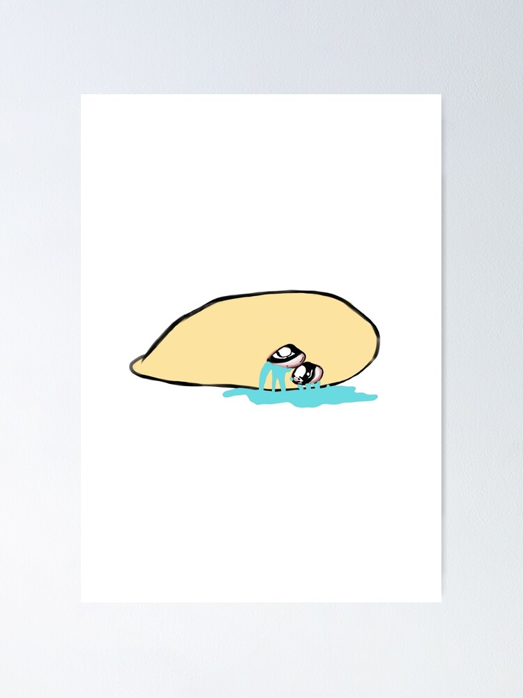"Cursed Crying Emoji" Poster for Sale by MangoWares | Redbubble