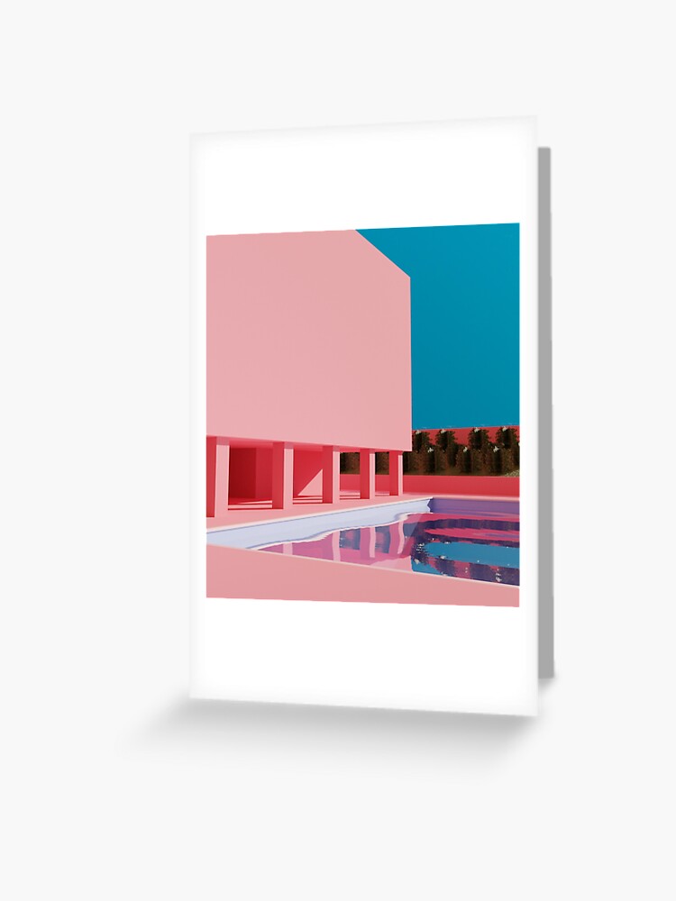 "Pink fever dream liminal space poster" Greeting Card for Sale by ...