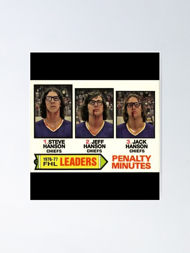 "Steve Hanson Brothers Charleston Chiefs Rookie Card Sticker Sticker ...