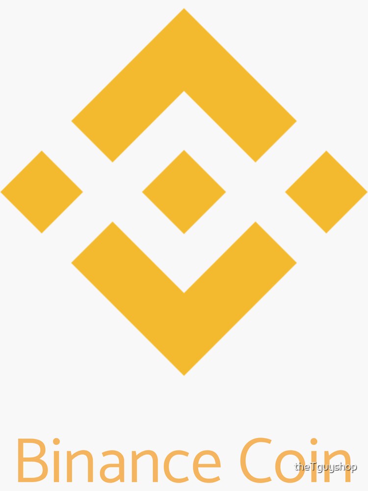 "Binance Coin" Sticker for Sale by theTguyshop | Redbubble