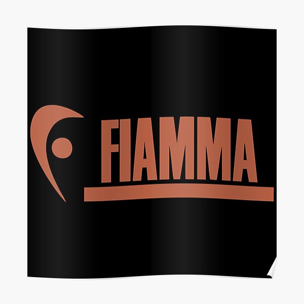 "Amazing Cool Fiamma Logo Design" Poster by brajatsu | Redbubble