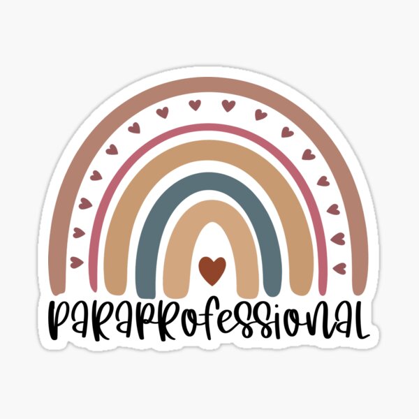 "Paraprofessional Rainbow - Cute Para" Sticker for Sale by Zahed35 ...