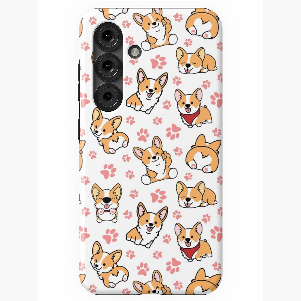 "Cute Corgis" Sticker for Sale by InkyIcarus | Redbubble