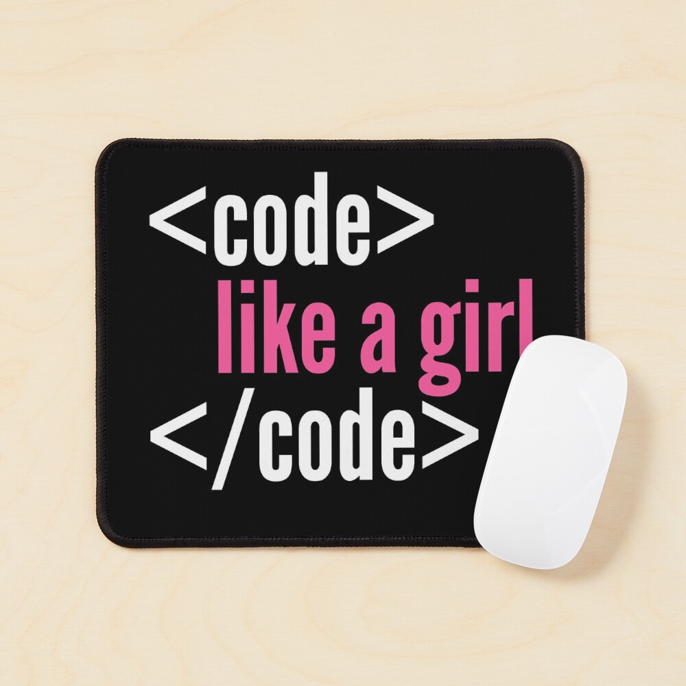 "Code like a girl programming" Sticker for Sale by playloud | Redbubble