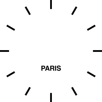 "Paris Time Zone Newsroom Wall Clock" Clock for Sale by bluehugo ...