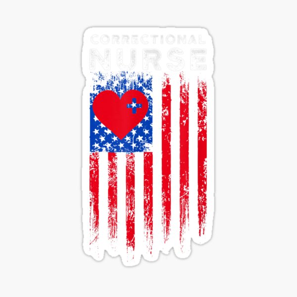 " Correctional Nurse Nursing" Sticker for Sale by gymat3 | Redbubble