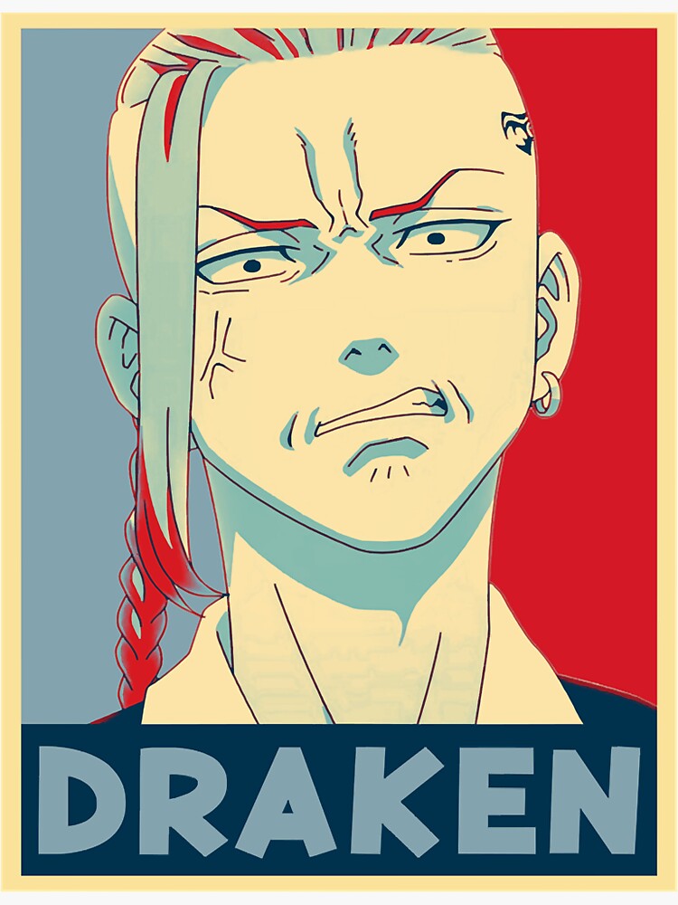 "Draken angry cover" Sticker for Sale by BRIANMUR | Redbubble