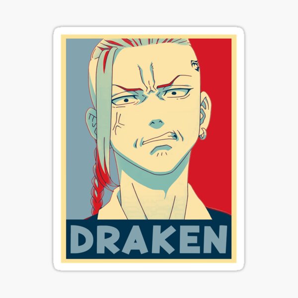 "Draken angry cover" Sticker for Sale by BRIANMUR | Redbubble
