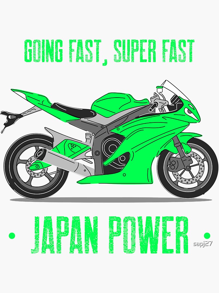 "Going Fast, Super Fast, Japan Power" Sticker for Sale by sapj27 ...