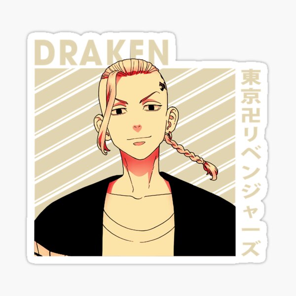 "Draken anime poster" Sticker for Sale by BRIANMUR | Redbubble