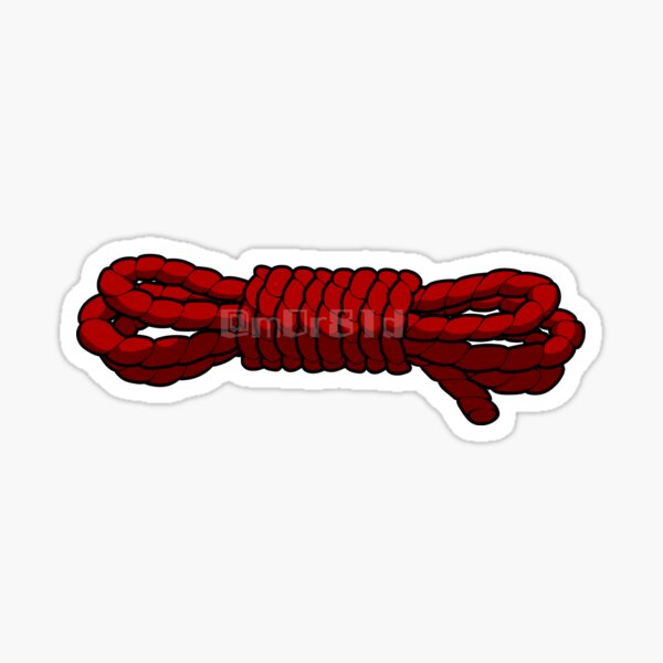 "Shibari rope" Sticker for Sale by MorbidSketch | Redbubble