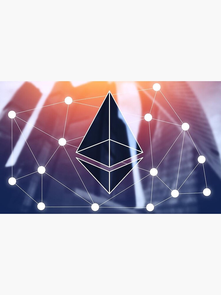 "ETH Ethereum $ETH 2.0 Black logo link crypto defi blockchain ...