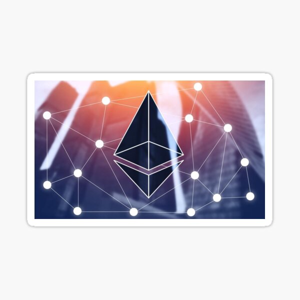 "ETH Ethereum $ETH 2.0 Black logo link crypto defi blockchain ...