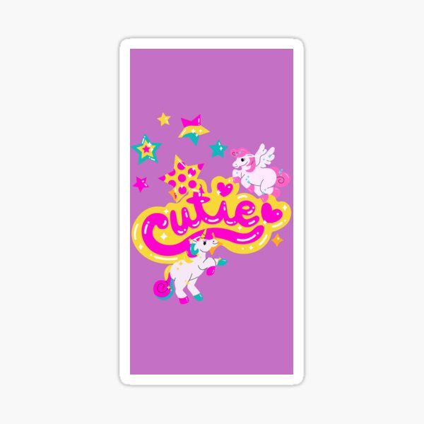 "Cutie" Sticker by SaharaArt | Redbubble