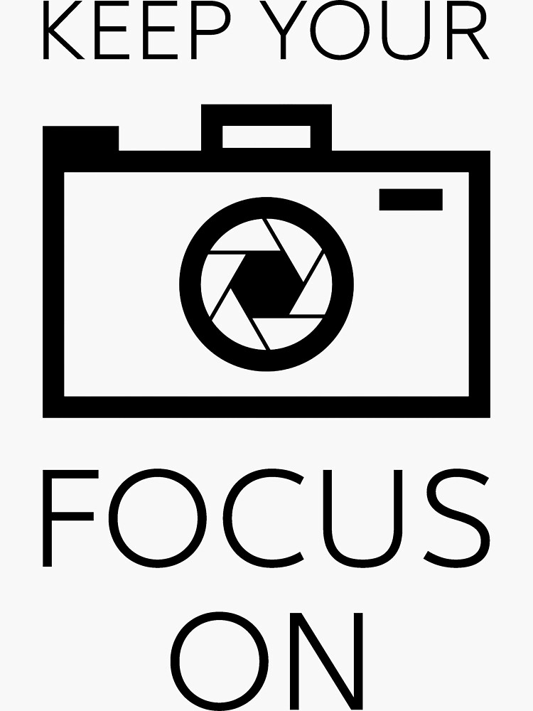 "Keep your focus on your target" Sticker for Sale by Mohamed11Khalid ...