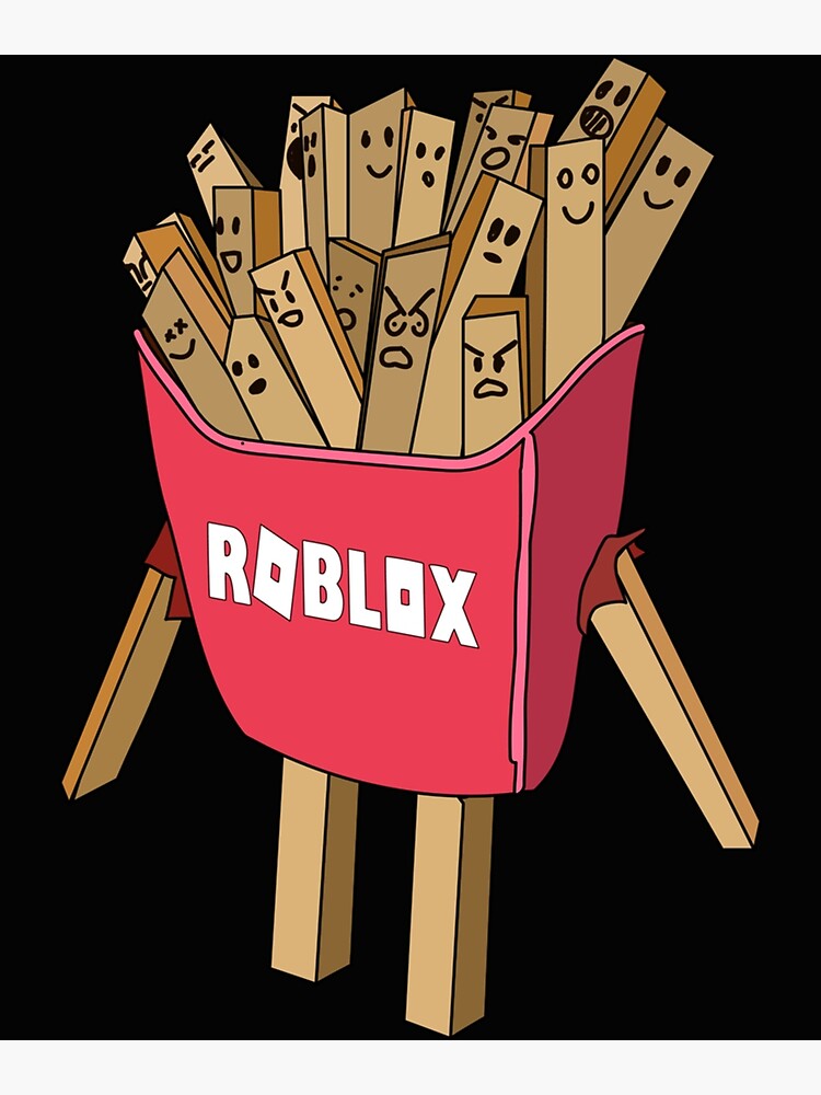 "roblox avatar french fries skin" Art Print for Sale by CoolFoxTee ...