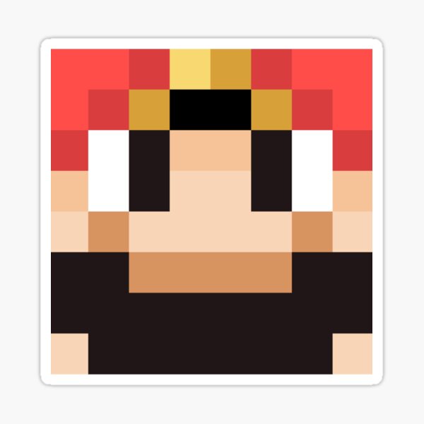 "Sethbling Minecraft skin Classic" Sticker for Sale by CoolFoxTee ...