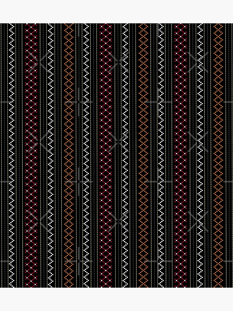 "Newari Dhaka" Poster for Sale by Maicha | Redbubble