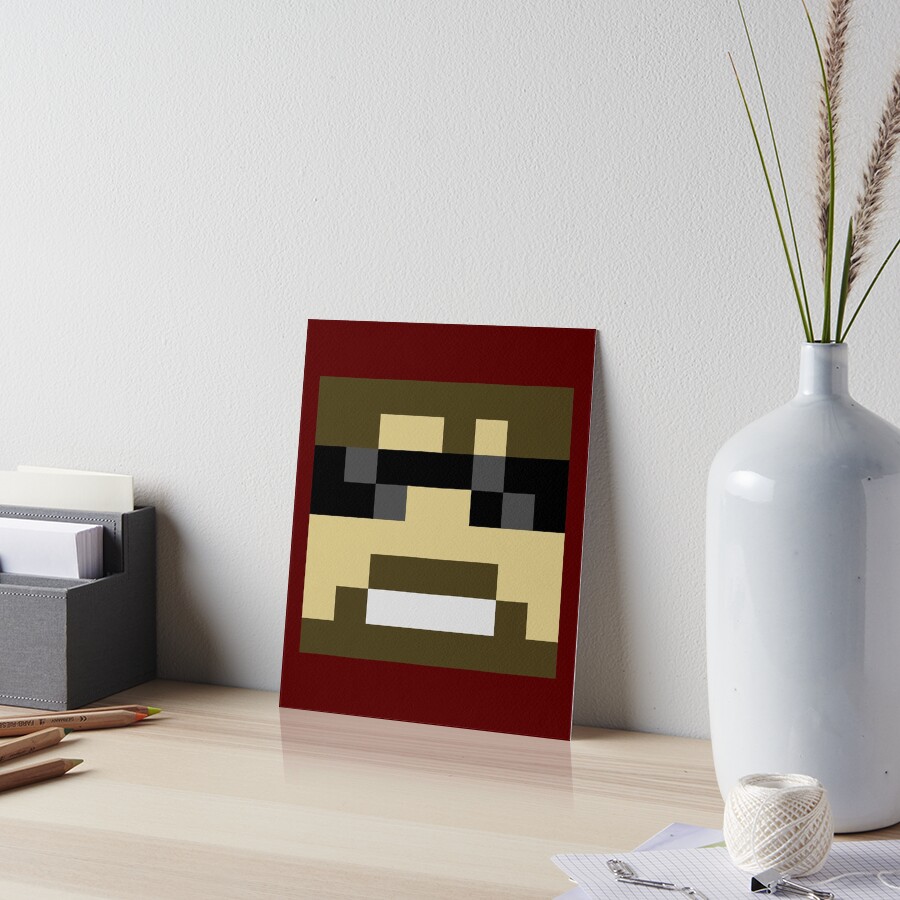 "ssundee Minecraft skin" Art Board Print for Sale by CoolFoxTee | Redbubble