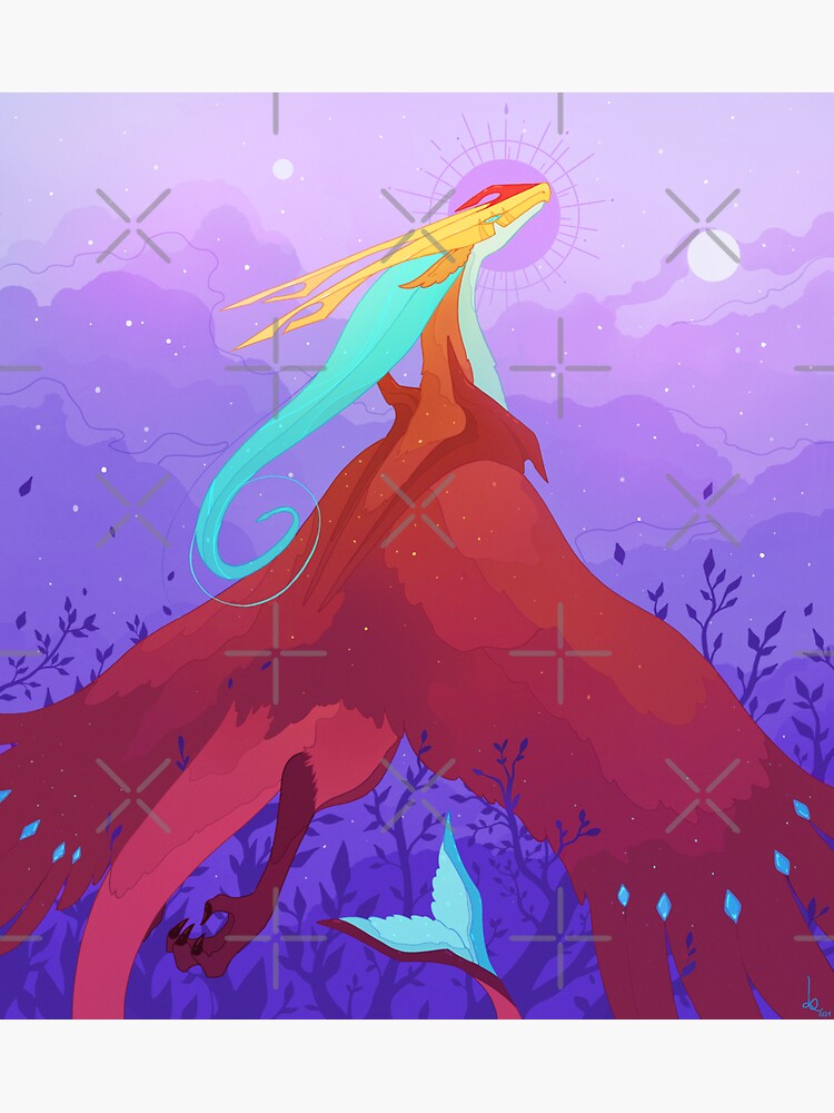 "Moonlight frugal" Sticker by Kjuvi | Redbubble