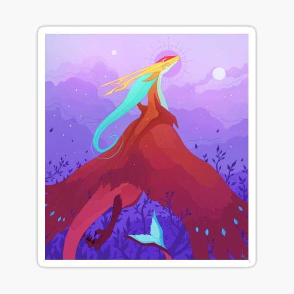 "Moonlight frugal" Sticker by Kjuvi | Redbubble