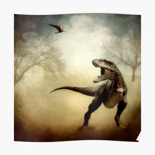 "Tyrannosaurus Rex - T Rex - Dinosaur" Poster for Sale by jimde | Redbubble