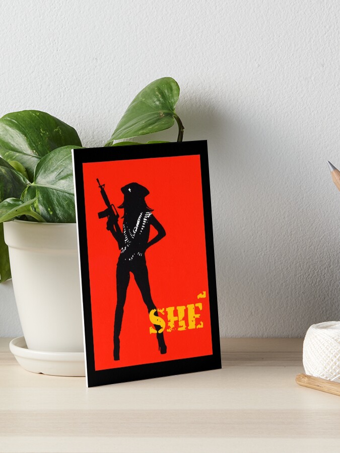 "SHÉ - machete" Art Board Print by TRBNTR | Redbubble