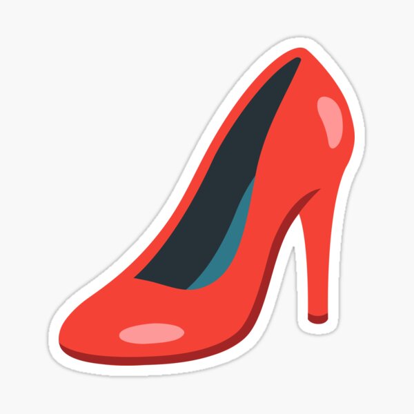 "High-Heeled Shoe High Heels Stiletto" Sticker for Sale by MKMemo1111 ...