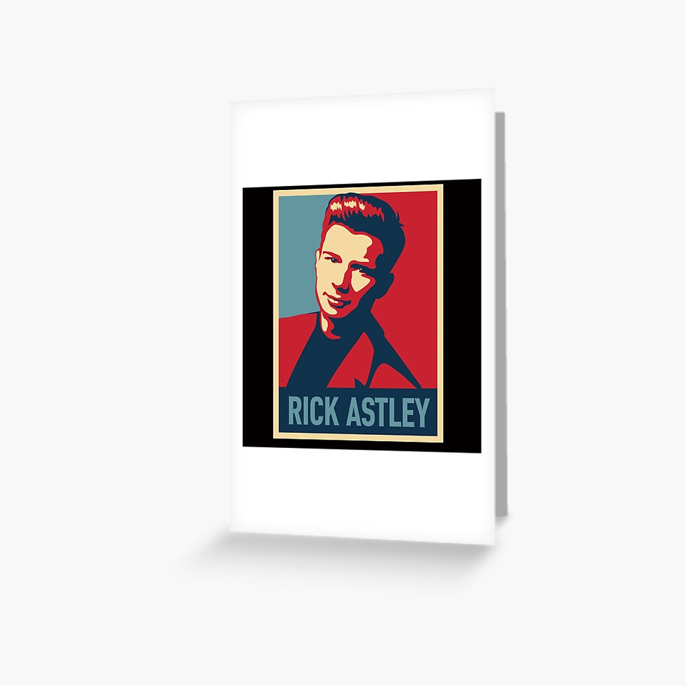 "Rick Astley Fan Art" Greeting Card for Sale by Murphy009 | Redbubble