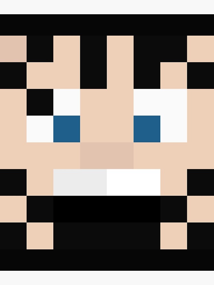 "djh3max Minecraft skin - HatFilms Ross face" Photographic Print for ...