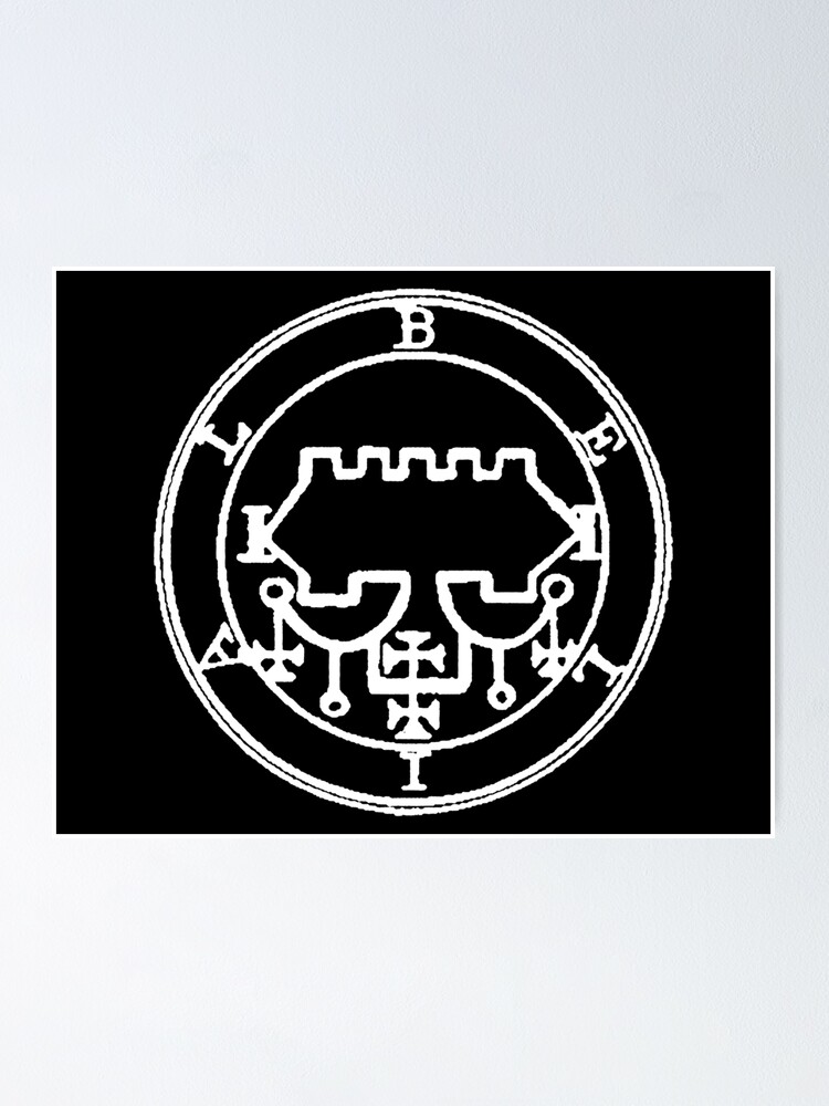 "Sigil of Belial Talisman Demon Circle" Poster by signsandsymbols ...