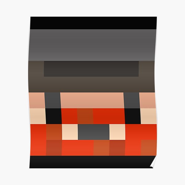 "Honeydew Minecraft skin - Yogscast Simon face" Poster for Sale by ...