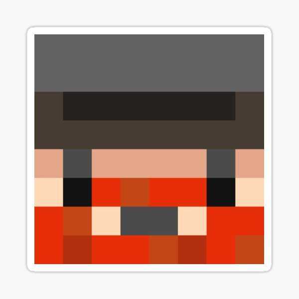 "Honeydew Minecraft skin - Yogscast Simon face" Sticker for Sale by ...