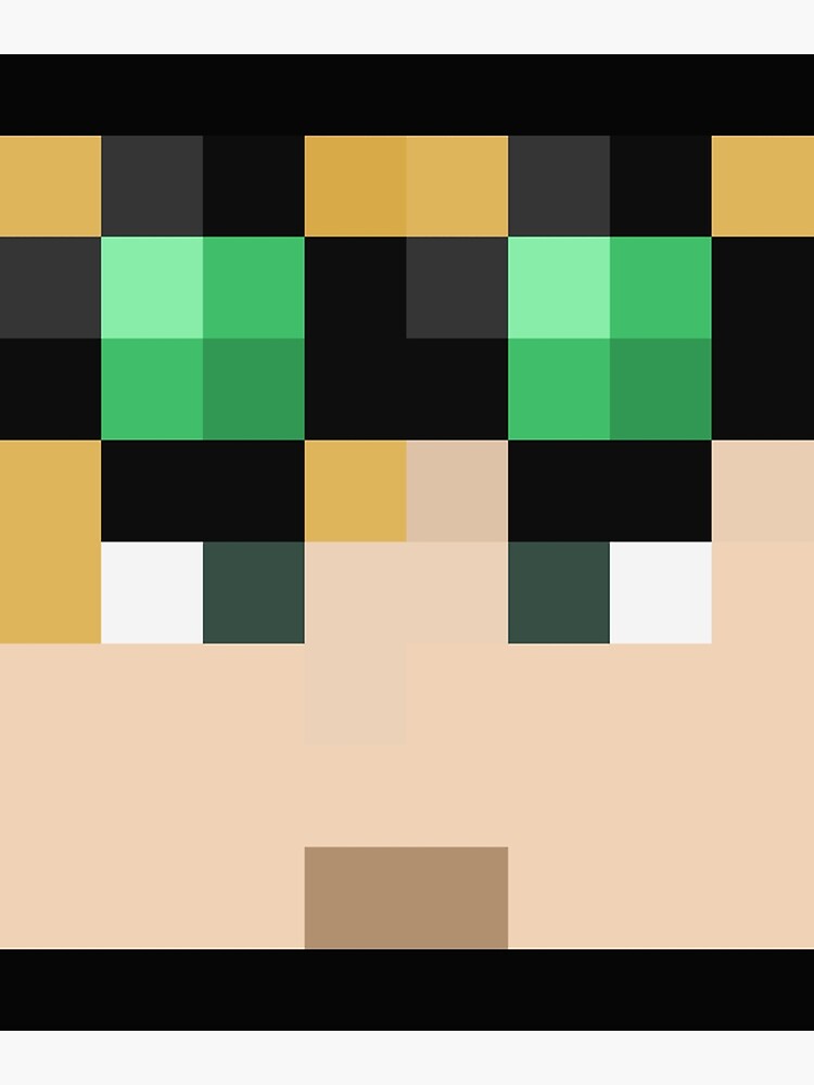 "LividCoffee Minecraft skin - Yogscast Duncan face" Photographic Print ...