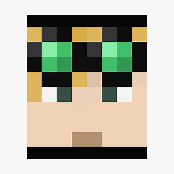"LividCoffee Minecraft skin - Yogscast Duncan face" Photographic Print ...