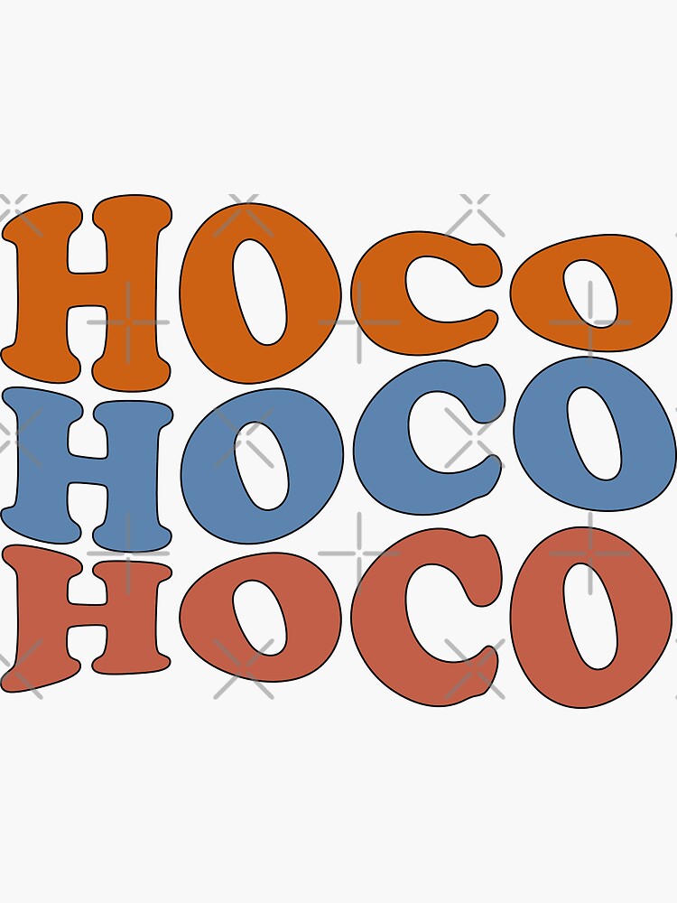 "Hoco Hoco Hoco Homecoming" Sticker for Sale by aDevlop25 | Redbubble