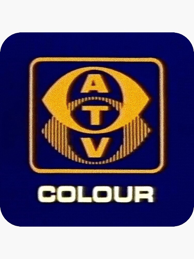 "Vintage TV Logo" Sticker for Sale by PanamaPlaza | Redbubble