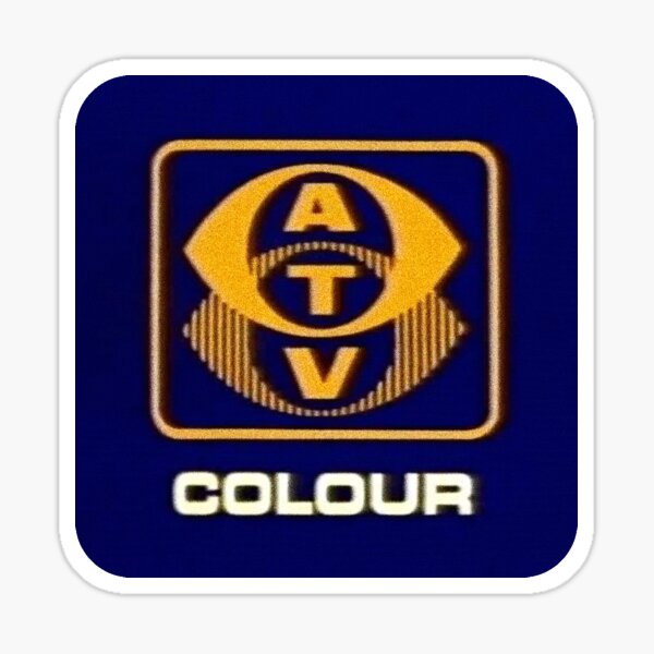 "Vintage TV Logo" Sticker for Sale by PanamaPlaza | Redbubble