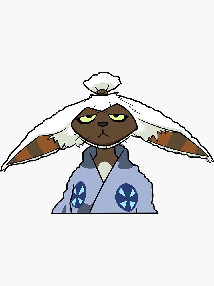 "Avatar the last airbender samurai Momo" Sticker for Sale by ...