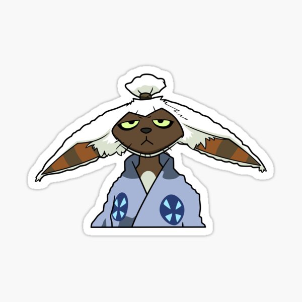 "Avatar the last airbender samurai Momo" Sticker for Sale by ...