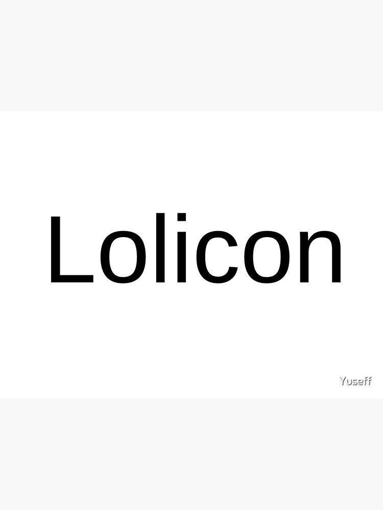 "Lolicon " Photographic Print for Sale by Yuseff | Redbubble