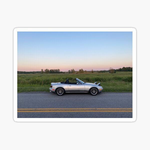 "Iconic, Classic...Mazda Miata" Sticker for Sale by Motocrossx23 ...