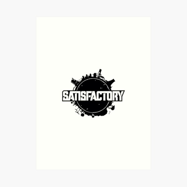 "Satisfactory logo" Art Print for Sale by JaroNT | Redbubble