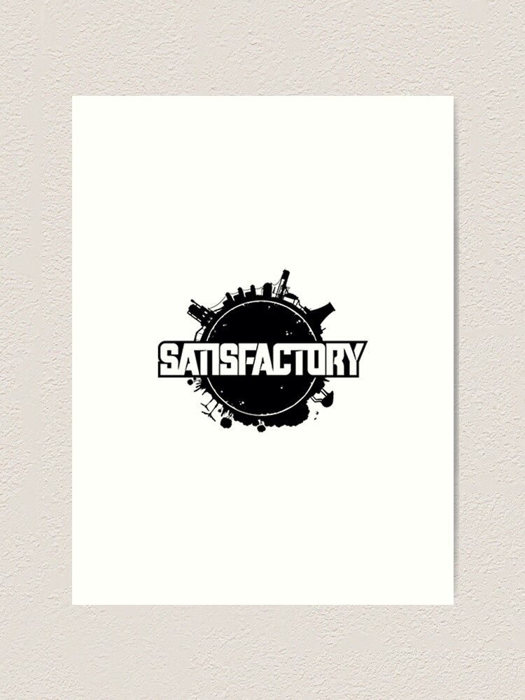 "Satisfactory logo" Art Print for Sale by JaroNT | Redbubble