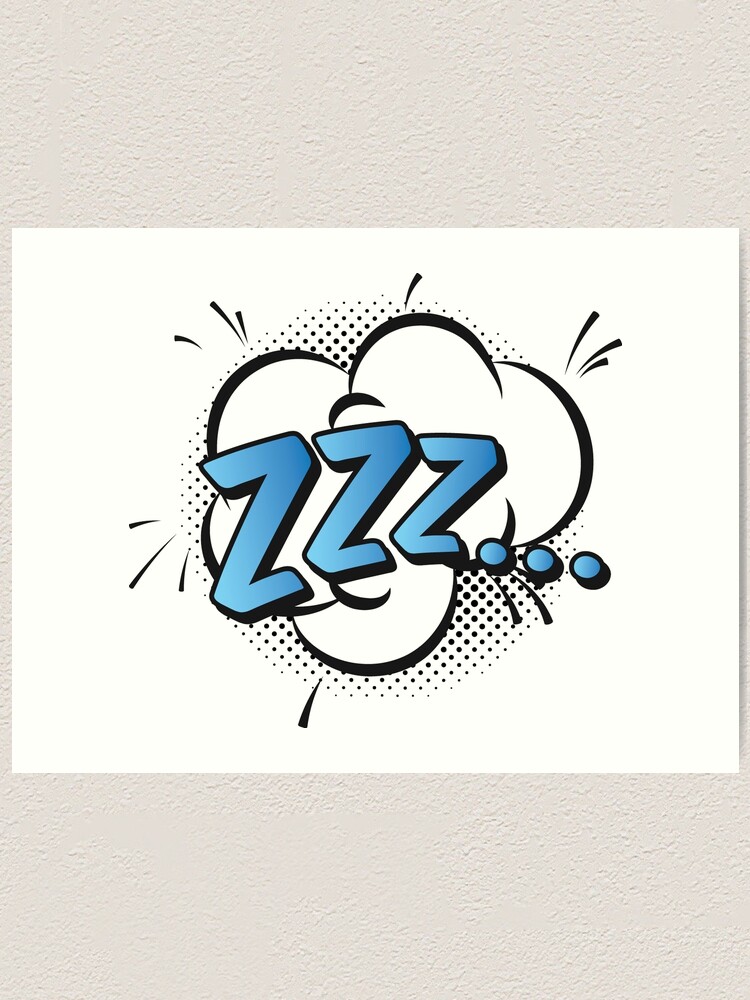 "ZZZ..." Art Print for Sale by GTdesigns | Redbubble