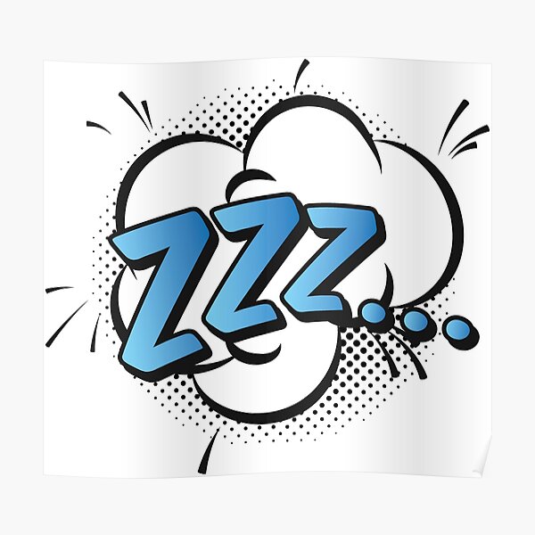 "ZZZ ..." Poster von GTdesigns | Redbubble