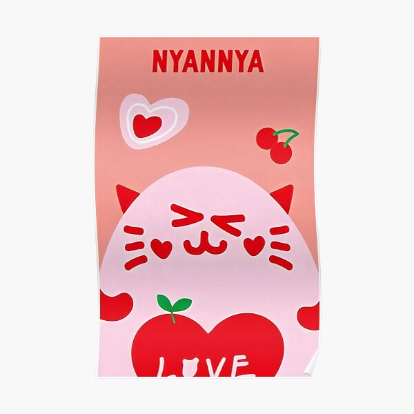 "Roroha Nyannya - Moonbin JP" Poster for Sale by yaheloma | Redbubble