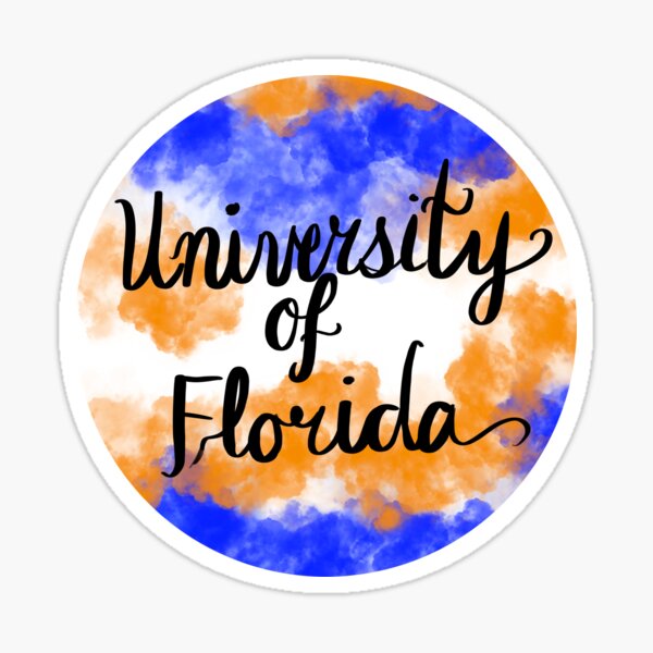 "University of Florida" Sticker for Sale by amiasar | Redbubble