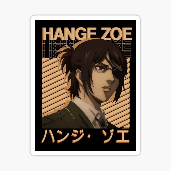 "HANGE ZOE - " Sticker for Sale by jacobhector | Redbubble